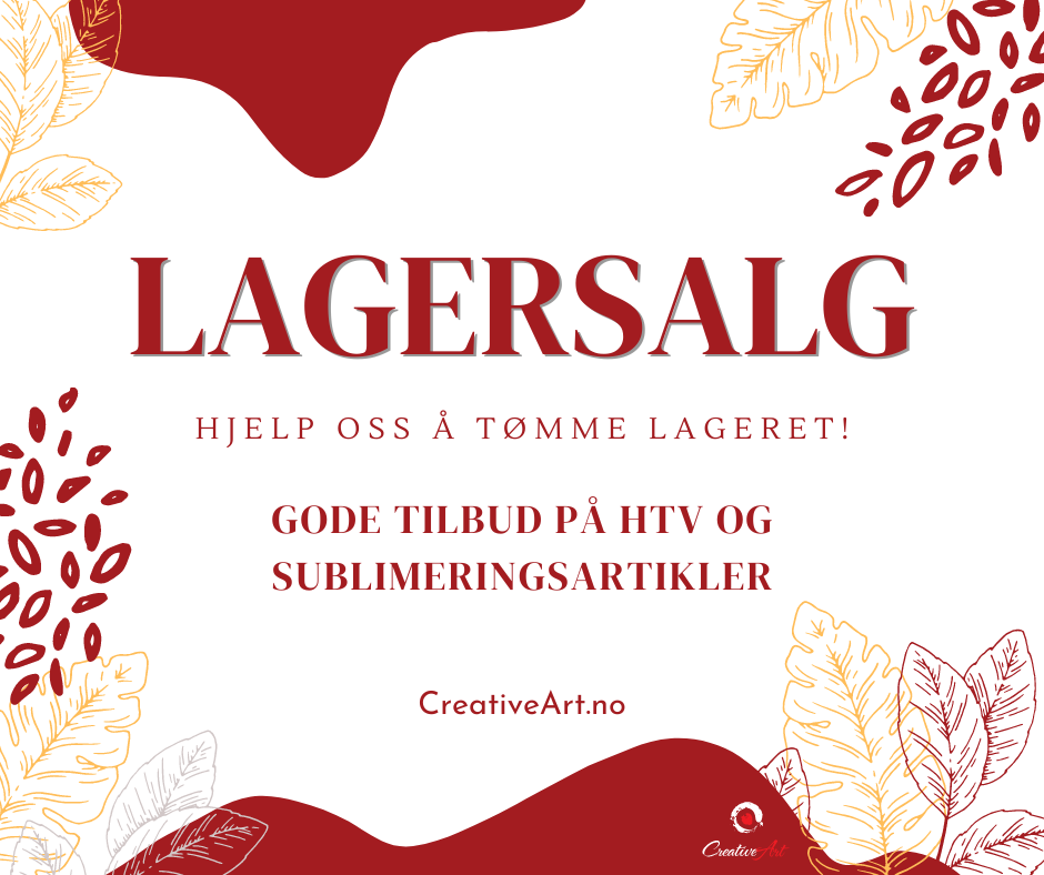 LAGERSALG 2024 💥 – CreativeArt.no